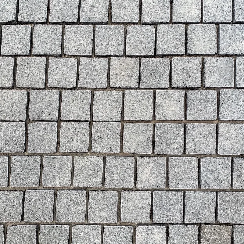 Sesame Grey Granite | Cobblestones Pavers Australia